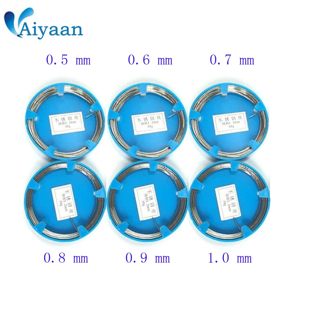 Juego de 6 rollos de alambre de acero inoxidable para ortodoncia ...