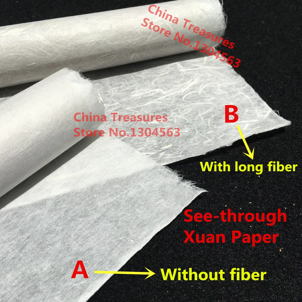 Qingshui Papel Chinês de Arroz, Papel de Pintura Caligráfica, Fibra ...