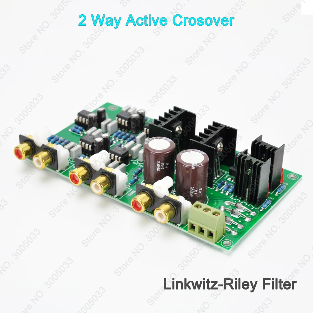 2 Way -24dB/Oct Linkwitz-Riley Active Crossover XOVER Electrical Frequency Dividing Network For ...