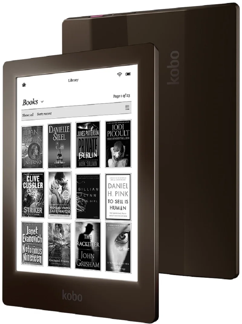 Kobo Aura HD ebook eReader 6,8 pulgadas de e ink 1440x1080 comodidad luz 4 gb wifi e Book Reader ...