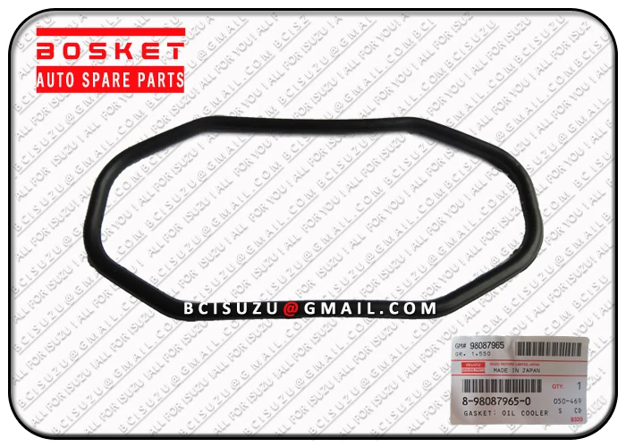 8980879650 8 98087965 0 enfriador de aceite a Cyliner bloque Gakset ...