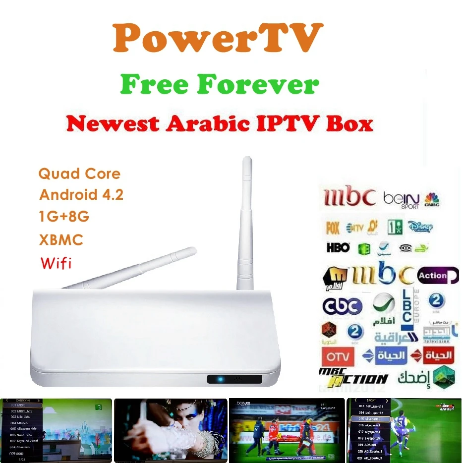Newest Professional Arabic IPTV Box, Free Forever, Support 500 HD ...