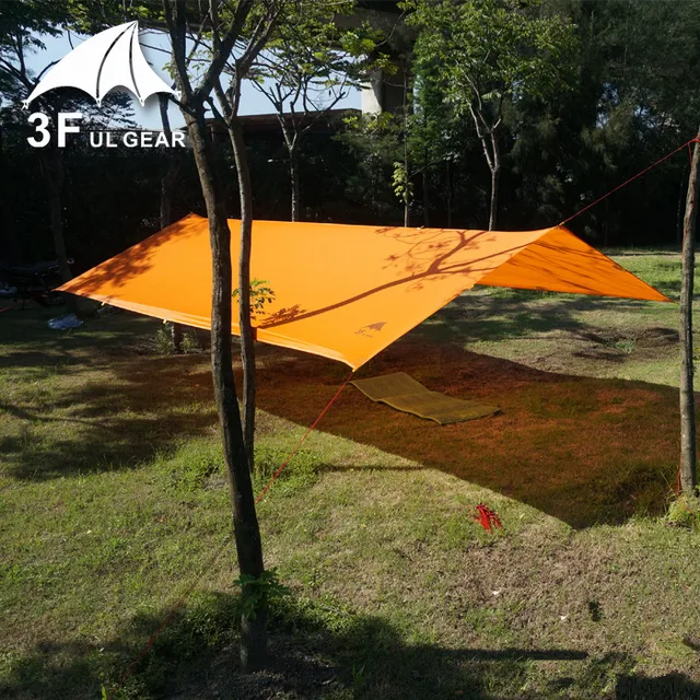 3F UL GEAR Tarps 15D Silicon Tarpe Ultralight Sun Shelter Beach Tent ...
