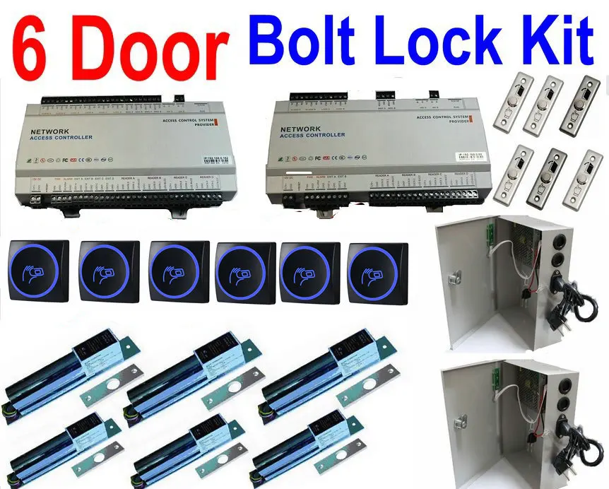 6 Door Full Whole Set Kit By Ip Controller Panel, Access Control Board ...