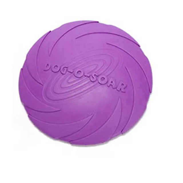 Outdoor Soft Eco-friendly Silicone Rubber Dog Frisbee Pet Tooth ...