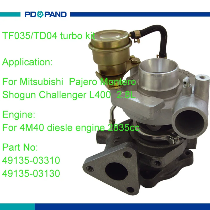 motor-turbocompressor-turbo-parts-TF035-for-Mitsubishi-4M40-4M40T-4M40 ...