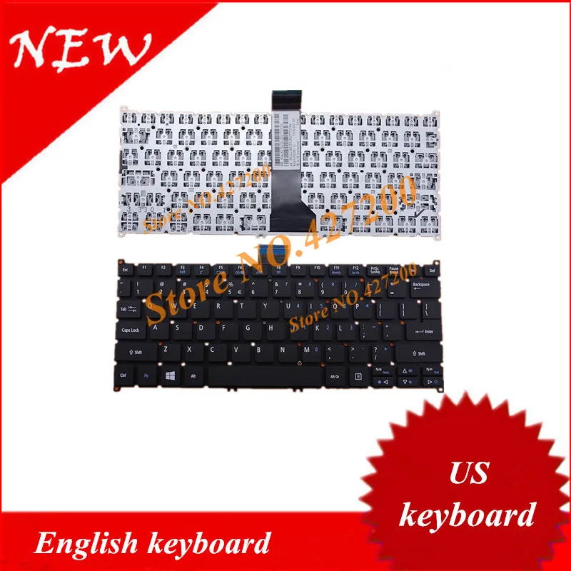 Teclado Inglés para acer aspire V5 122 V5 122P sin frame US teclado ...