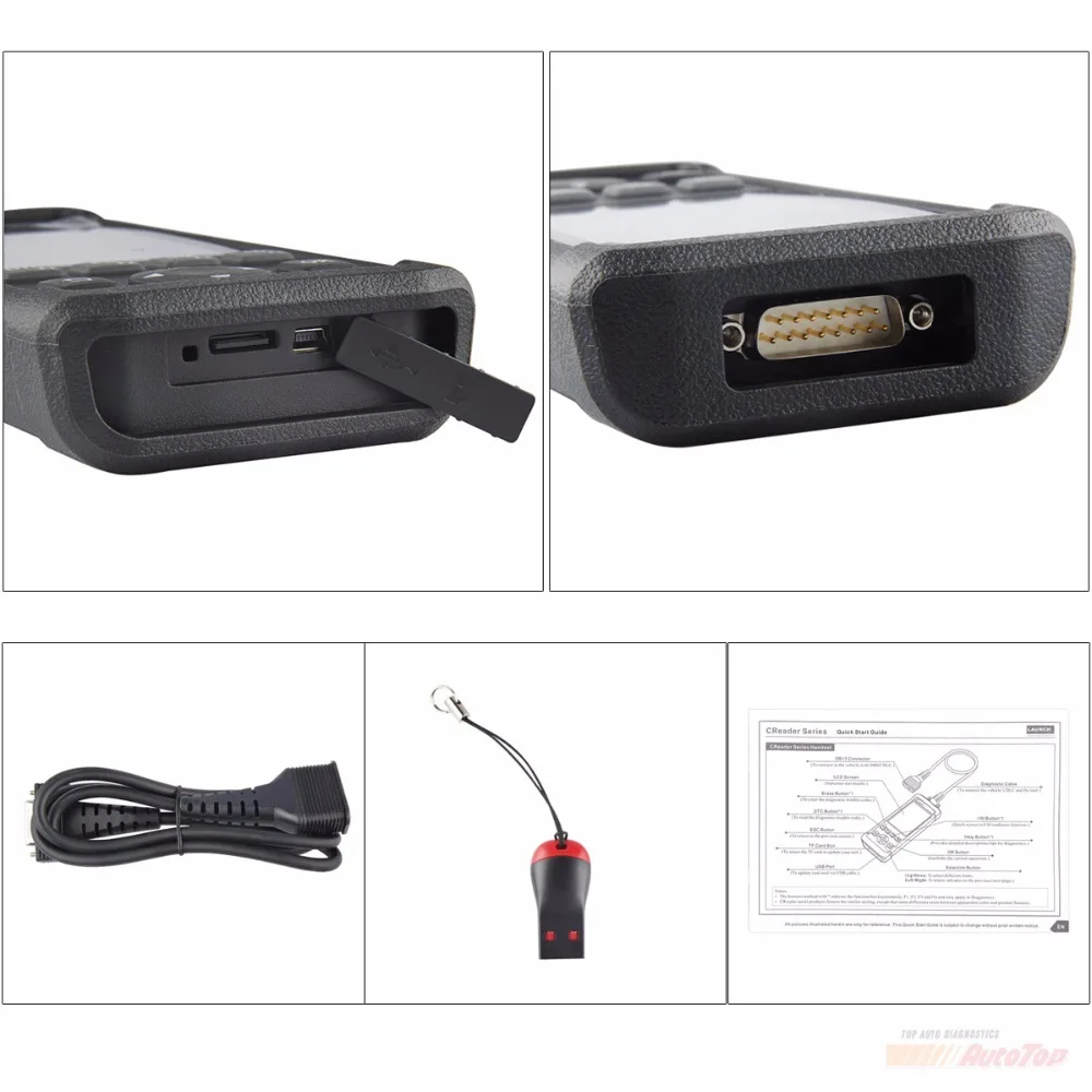 Launch Creader 9081 полный OBD2 сканер OBDII ODB2 Автоматическая ...