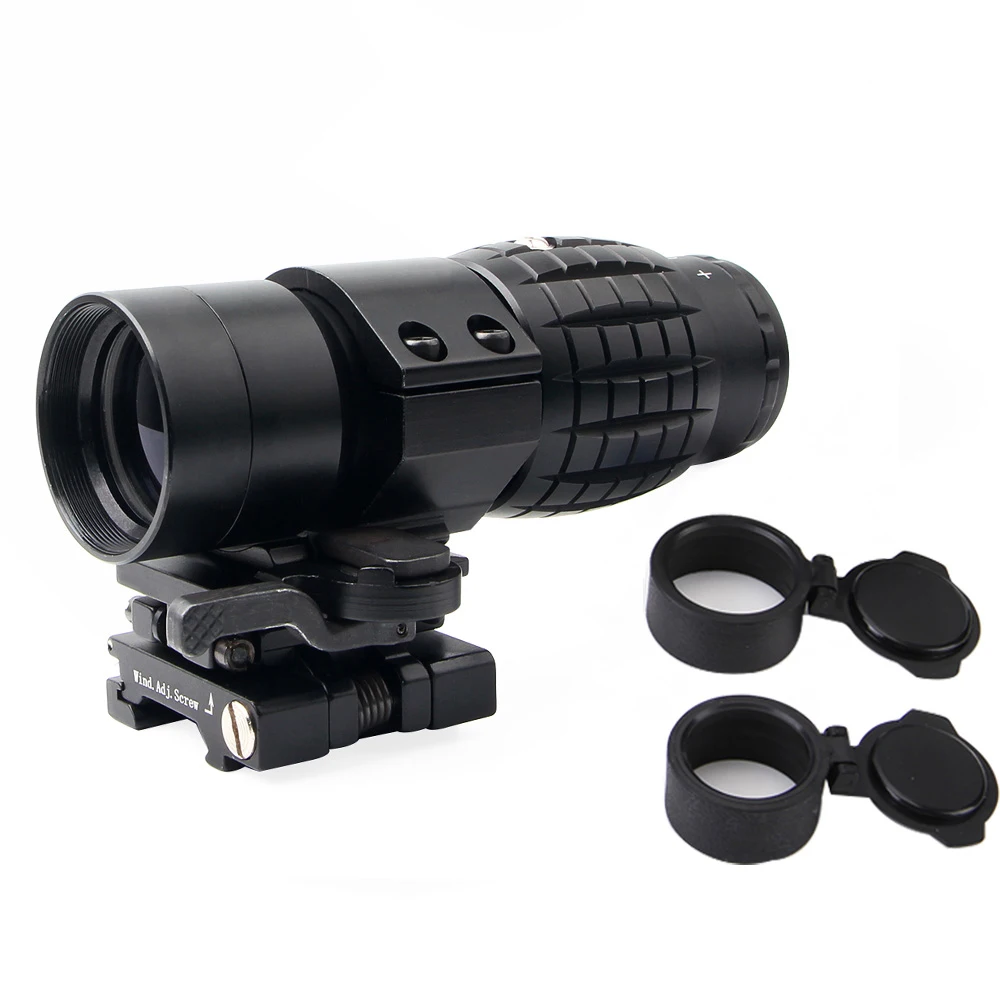 3x magnifier red dot sight hunting scope rifle scope teleconverter 20mm ...