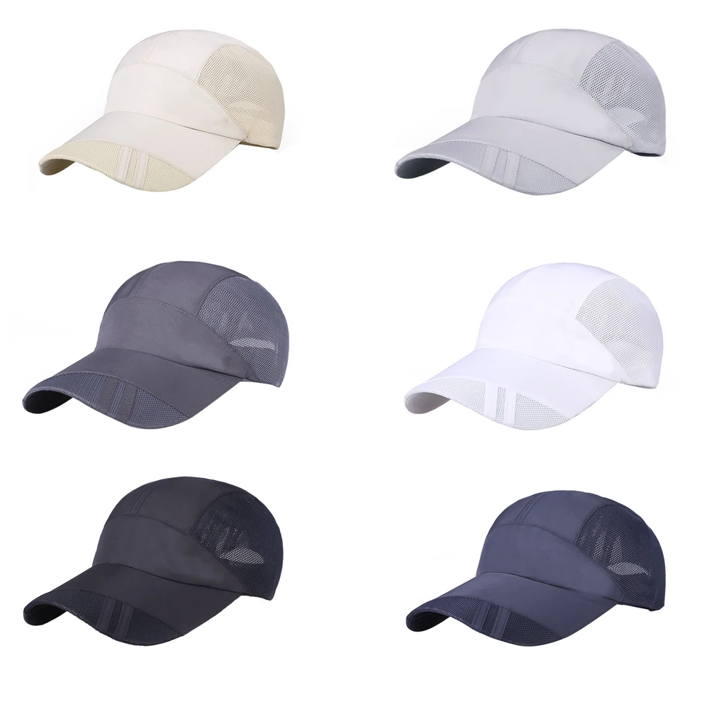 New Casual Baseball Cap Outdoor Sport Running Baseball Mesh Hat Men ...