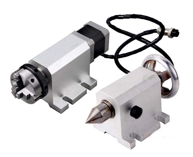 CNC Router Rotary Axis Kit A Axis 4th Axis and Tailstock for Engraving ...