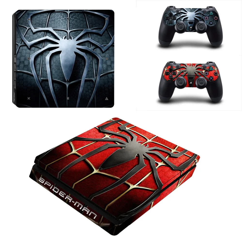 Spiderman PS4 Slim Skin Sticker for Game Console - ConsoleSkins.co