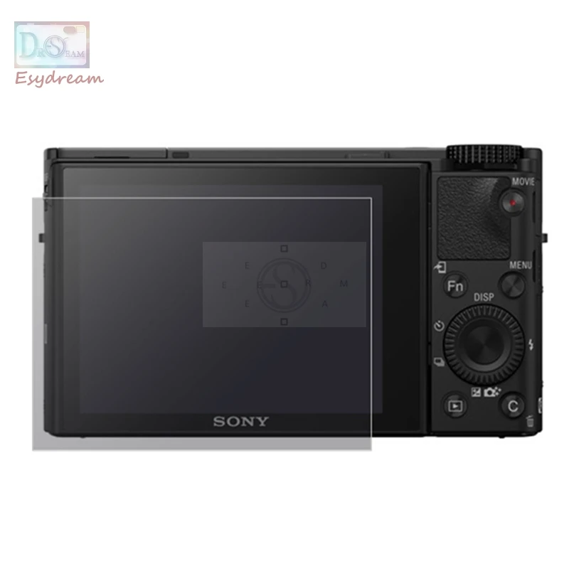 Self-adhesive Tempered Glass LCD Screen Protector Cover for Sony RX100 ...