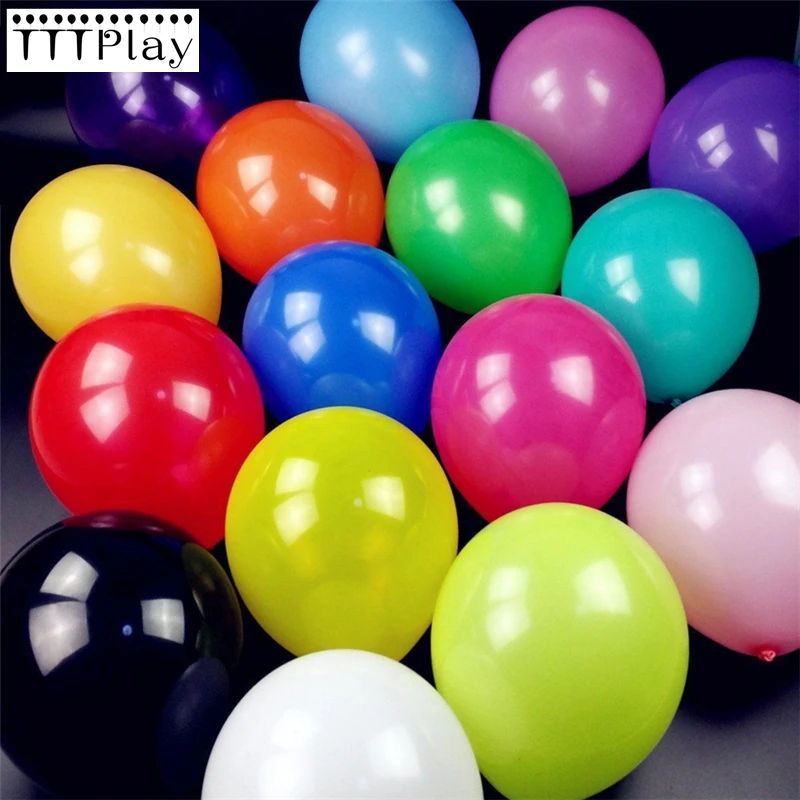 100pcs/lot 5inch Standard Colors Round Latex Balloon Birthday Party ...