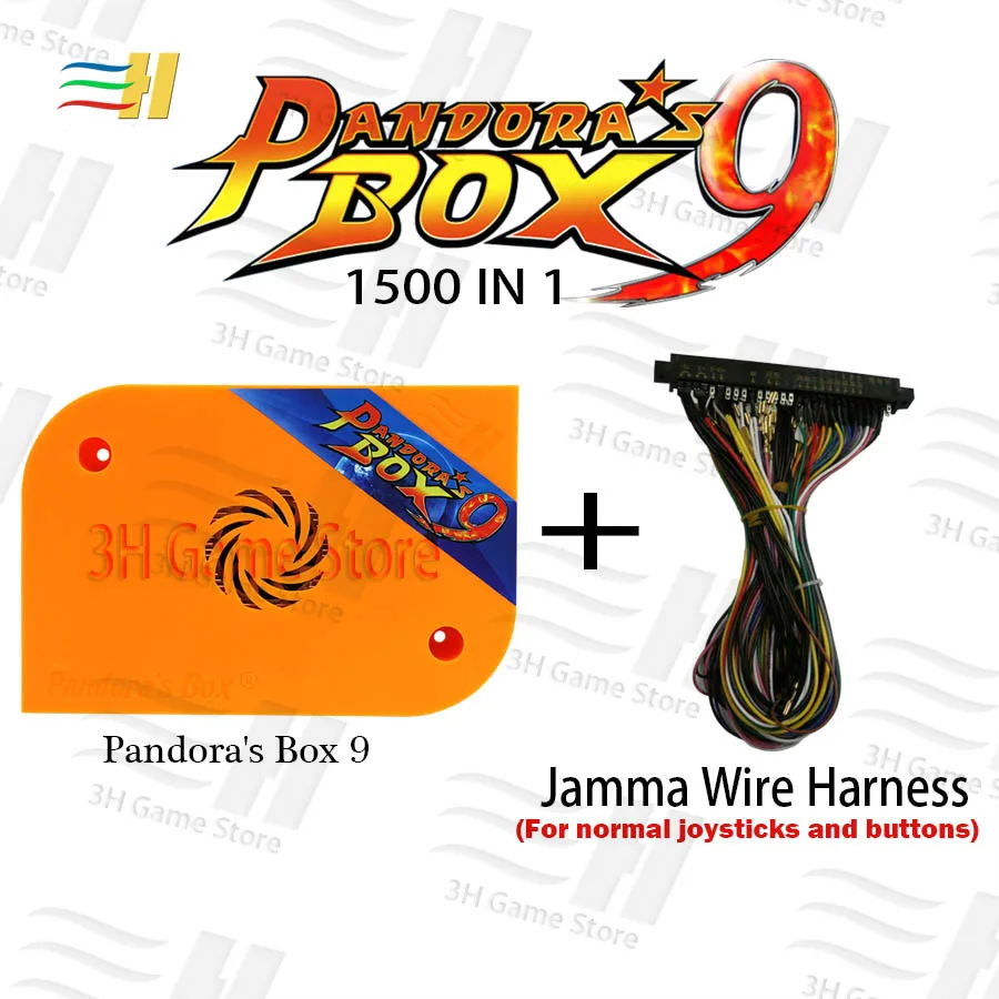 Pandora box 9 аркадная версия игровая доска встроенный в 1500 игры для ...