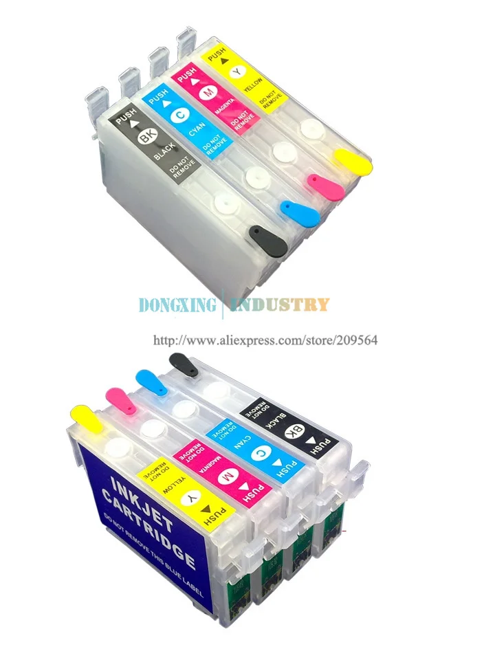 T1271 126 / 127 Refillable Ink Cartridges For Epson Nx330 Nx430 Work ...