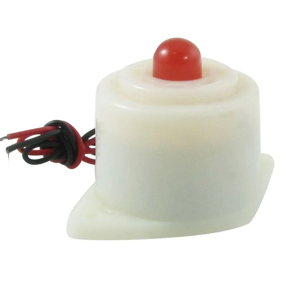 BJ 3 DC 24V 2 Wire Industrial Red LED Flashing Alarm Buzzer 100dB ...
