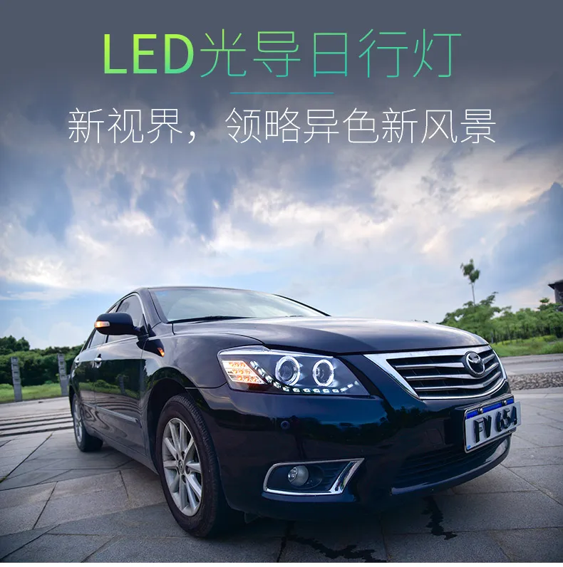 Toyota Camry Headlights 2009-2011 Camry V45 LED Headlight LED DRL Hid – CAR CRAFT INDIA