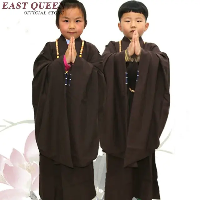 Buddhist monk robes for kids shaolin monk clothing for children shaolin ...