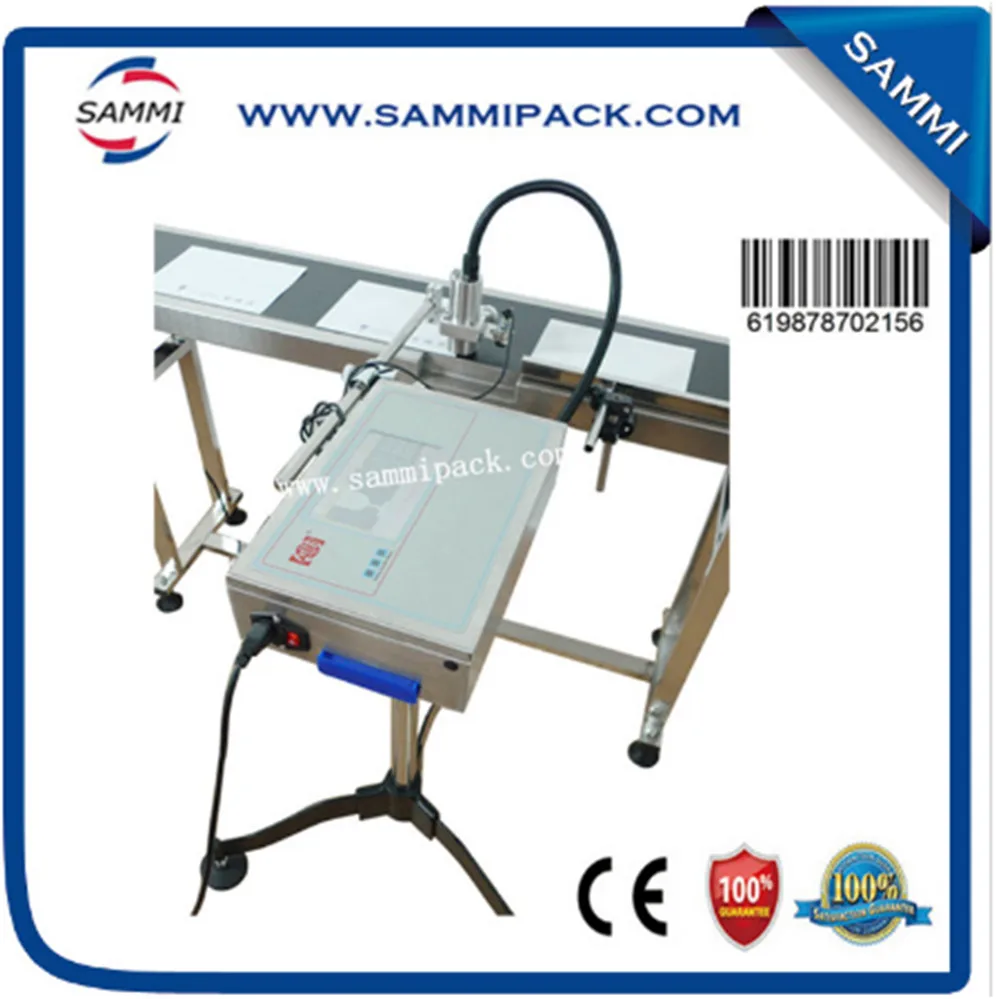Au-300 Inkjet Printer Printing Barcode On Plastic Bag, Label - Vacuum ...