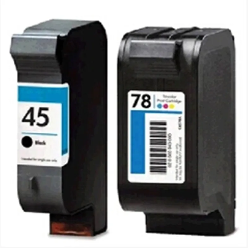 Hisaint 2pk For HP 45 For HP 78 Ink Cartridges For HP DeskJet Cxi/855C ...