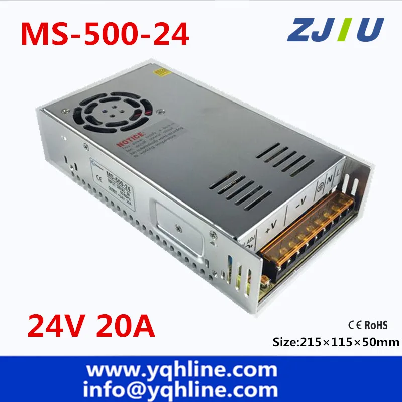 CE approval Mini size 500W 24V 20A LED Switching Power Supply 110v ...