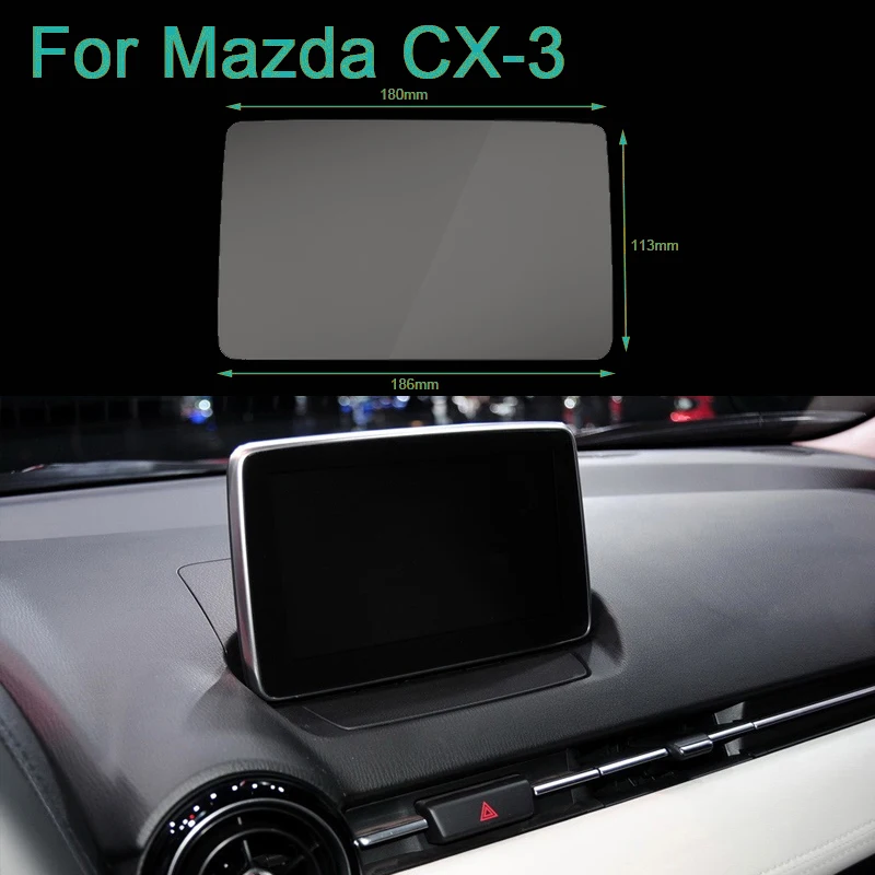Hottop 8 Inch Gps Navigation Screen Pet Protective Film For Mazda Cx-3 ...