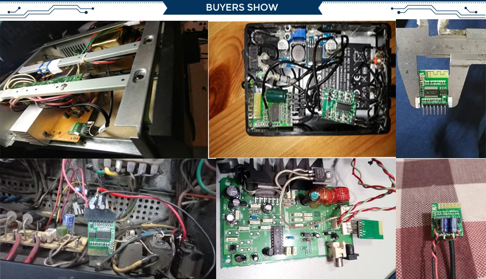 3.7V 5V Mono Stereo Bluetooth Audio Receiver Module Universal 7 PIN ...