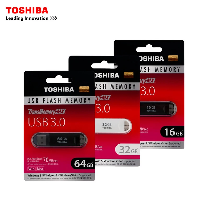 TOSHIBA USB 3.0 Pen Drive USB Flash Drive 64GB 32GB 16GB Pendrive ...