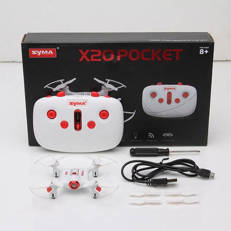 Syma X20 Mini Nano Drone Rc Quadcopter Helicopter 6 Axis Headless ...