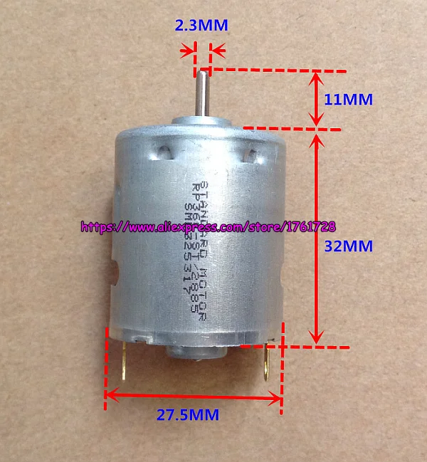 Standard motor RP360-ST 6V 12V high speed 360 micro DC motor 27.5*32mm ...