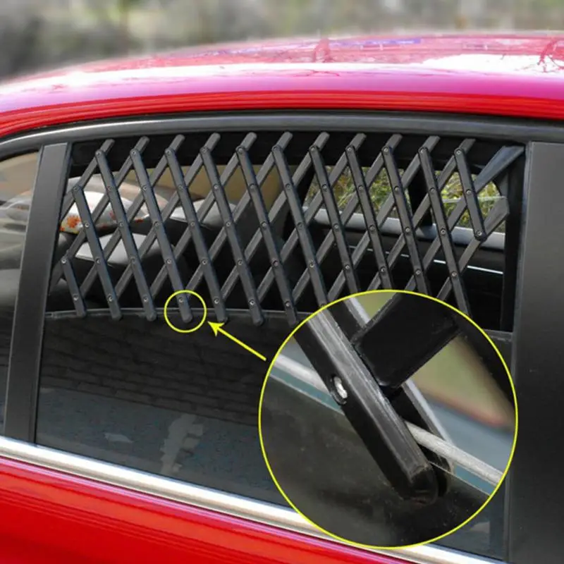 Pet Car Window Ventilation Safe Guard Mesh Pet Clever