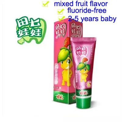 Mixed Fruit Flavor Children Toothpaste Baby Tooth Paste Detal Cared ...