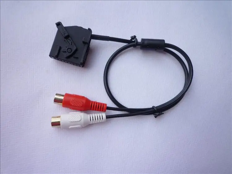 Aux In Audio Cable 2 Rca Mp3 Cable Adapter For Mercedes Benz Comand 2.0 ...