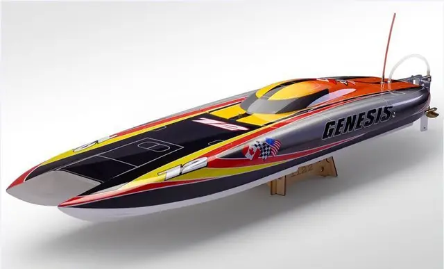 Genesis catamaran rc boat ~ Electric sailboat