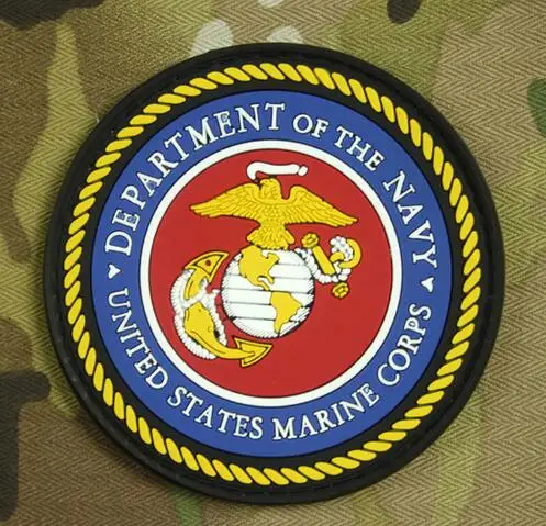 10pcs-United-States-Marine-Corps-Patch-Rubber-PVC-USMC-Hook-And-Loop ...