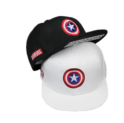 High Quality Cotton marvel Superhero Captain America Baseball Cap Hip ...