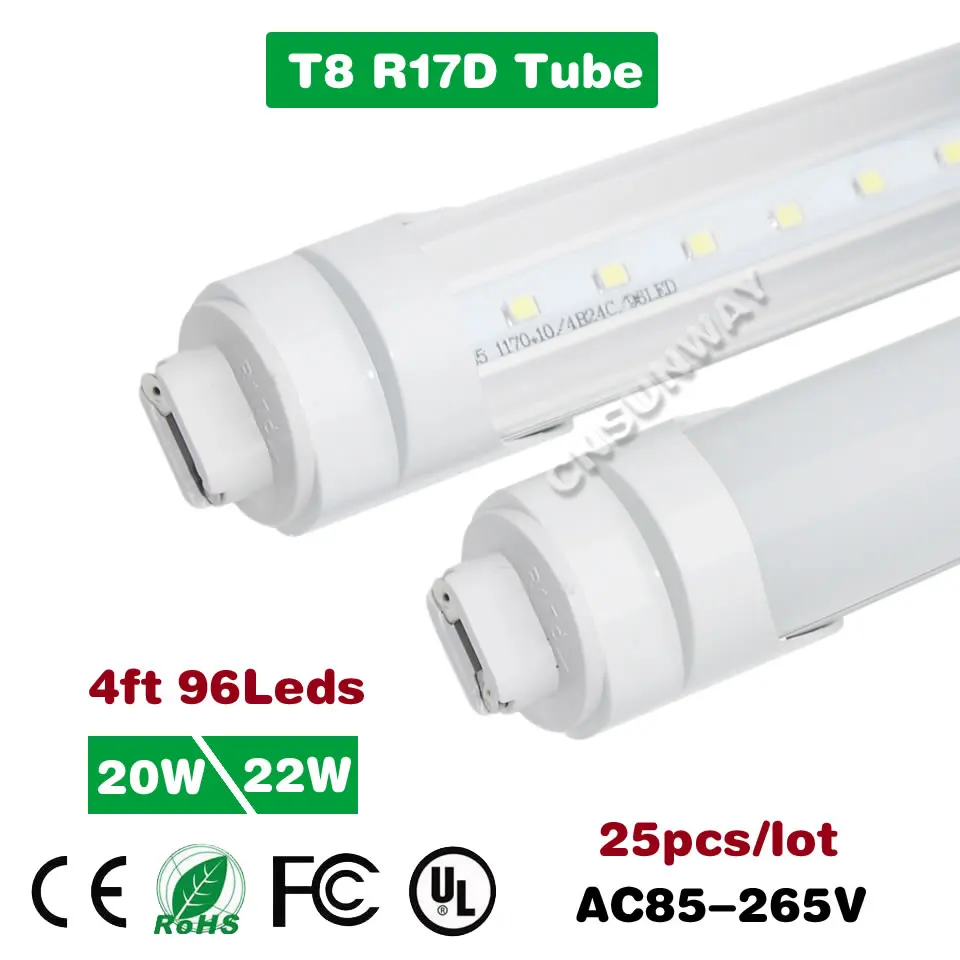 CNSUNWAY LIGHTING 4 ft Led Tube Lights T8 R17D 1.2m 120cm 1200mm 4ft ...