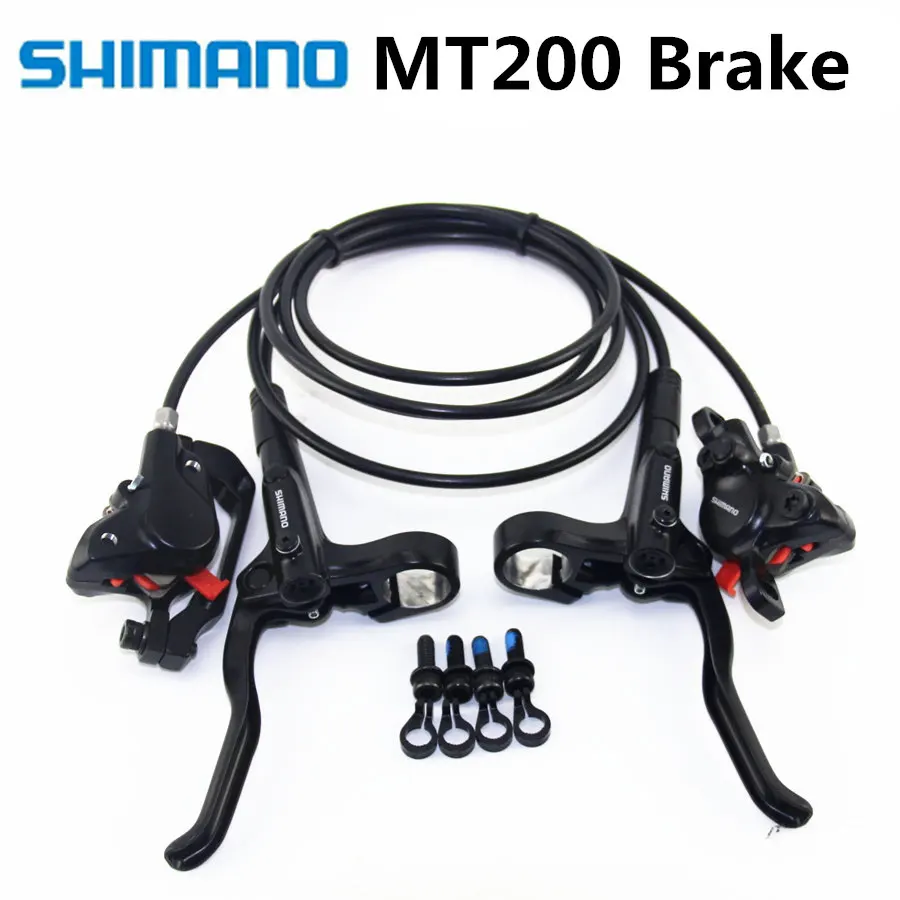 SHIMANO MT200 Brake Mountain Bike Hidraulic Disc Brake MTB Left & Right ...