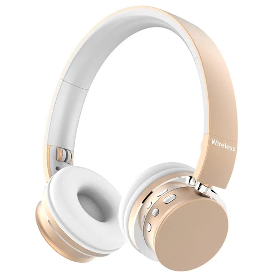 Casque Bluetooth rotation casque sur oreille pliable écouteur stéréo ...