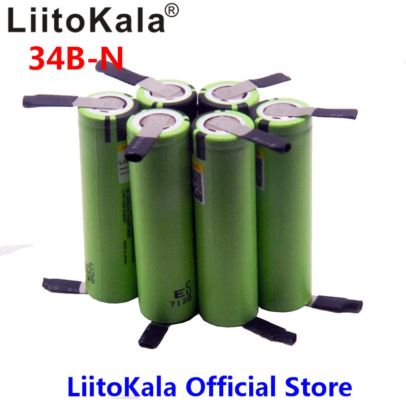 Discount This Month 2018 6pcs LiitoKala NEW original NCR18650B 3.7V 3400mAh 18650 rechargeable ...