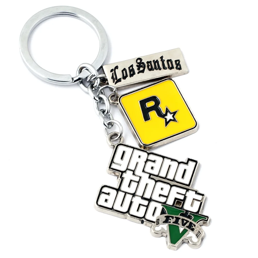 TPS juego Grand Theft Auto GTA 5 llavero de aleación. Colgante de Metal ...