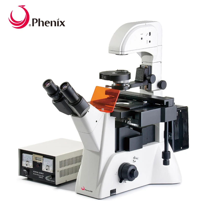 Phenix 400x Inverted Epi Fluorescent Binocular Microscope Used In ...