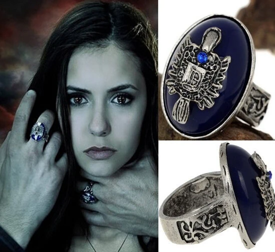 1PC Hot Selling The Vampire Diaries Damon Punk Vintage Finger Ring 18 ...