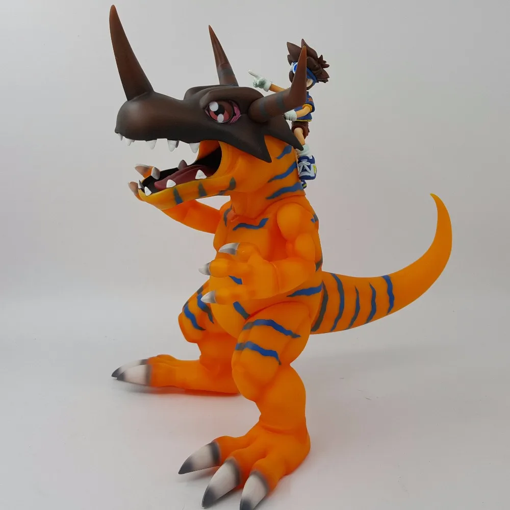 Digimon YAGAMI TAICHI Greymon Toys Pvc Action Figures 280mm Anime ...