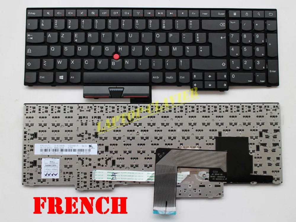 AZERTYสำหรับThinkpad Edge E530 E530C E535 E545 0C01711 04Y0312 ...