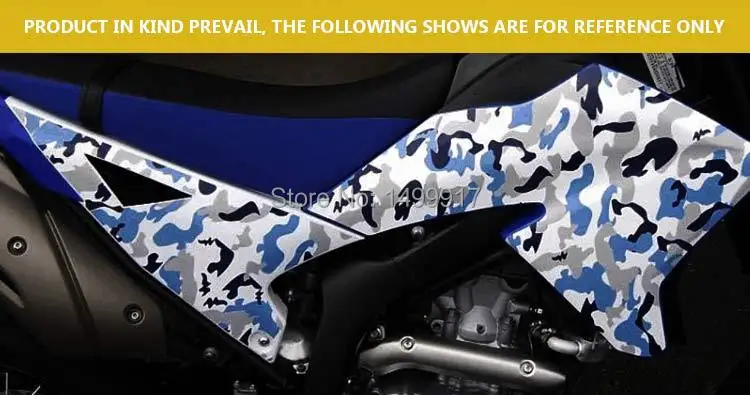 20"x60" 152x50CM Motorbike Camo Snow Camouflage Military Designer Film ...