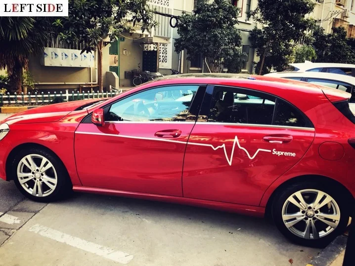 LEFT SIDE Car Stickers Tailor made Full Body Car Styling Stripe ...