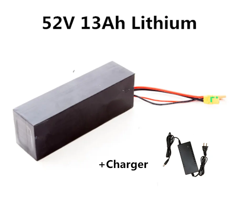 Rechargeable 14s 52v 13ah Lithium Li Ion Battery Pack With Bms For ...