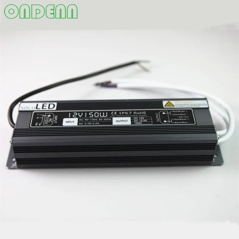 DC 12V 60W Waterproof ip67 Electronic LED Driver adapter outdoor use ...